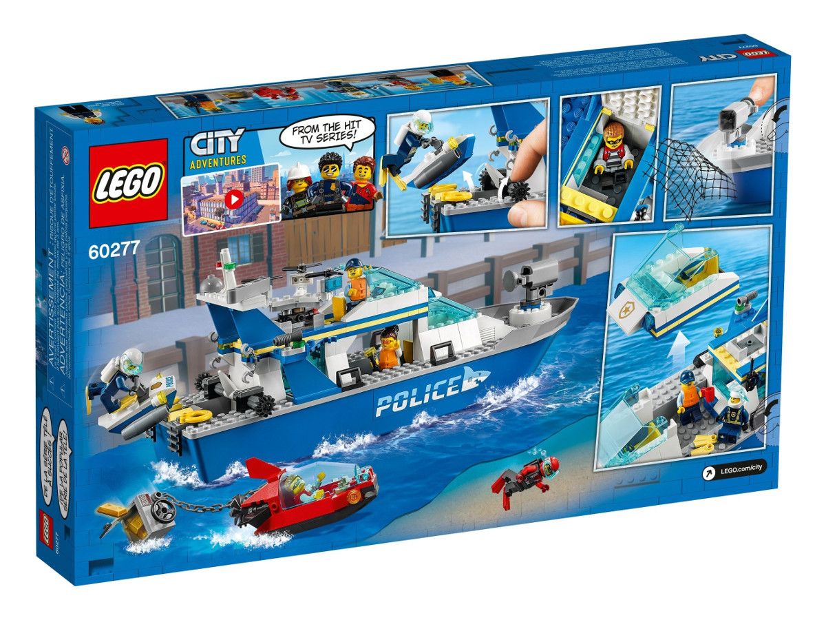 LEGO ЛЕГО 60277 цена СИТИ - Полицейски патрулен кораб